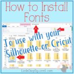 How to Download and Install Fonts on your PC to use with Silhouette ...